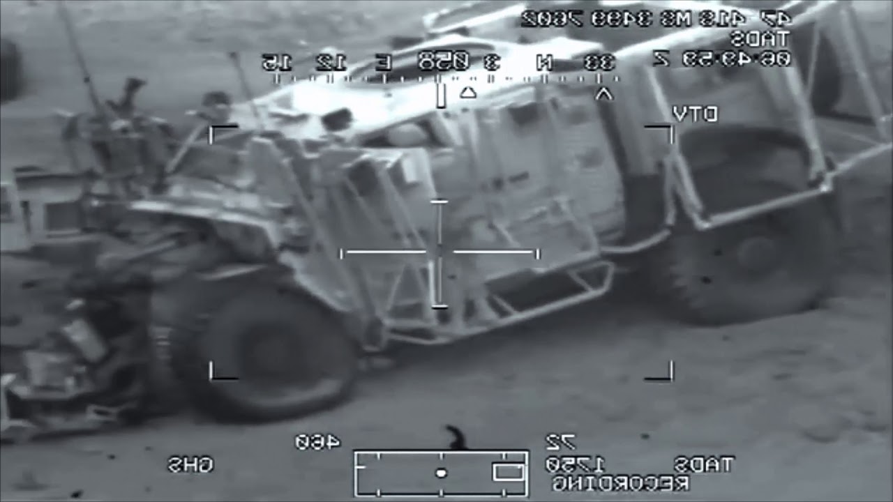 Máy bay AC-130 Mine Roller IED Blast Afghanistan - YouTube