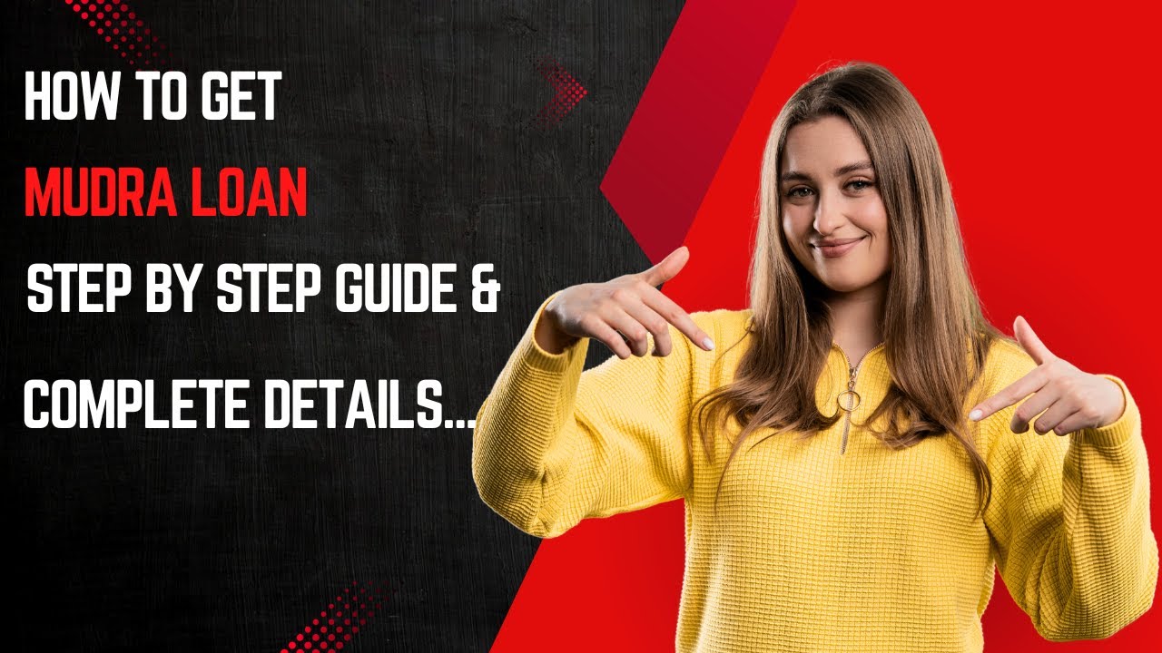 Mudra Loan Full Explanation in English & step by step Guide - YouTube