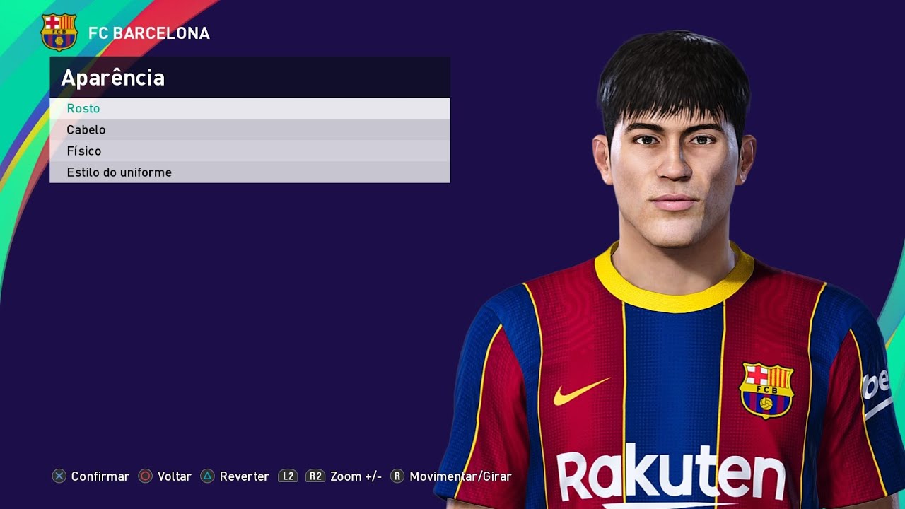 JOFRE TORRENTS (BARCELONA) - PES 2021 FACE TUTORIAL - YouTube