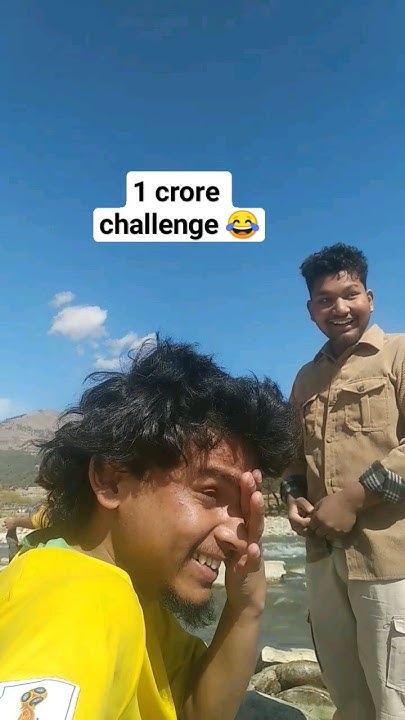 1 crore challenge question 🤣😂#challenge #comedyvideo #jumla #shortvideo ...