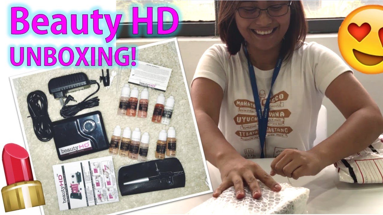Beauty HD Airbrush Make Up Unboxing by Phen | #OhMGVlogs3 - YouTube