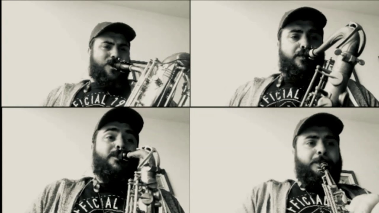 THE SIMPSON THEME SAX QUARTET. - YouTube