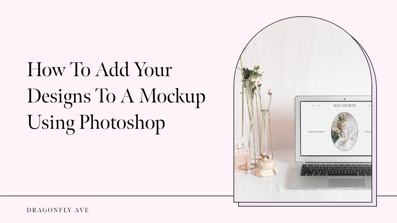 How to add your designs into a mockup using Photoshop (Easy & Quick) # ...
