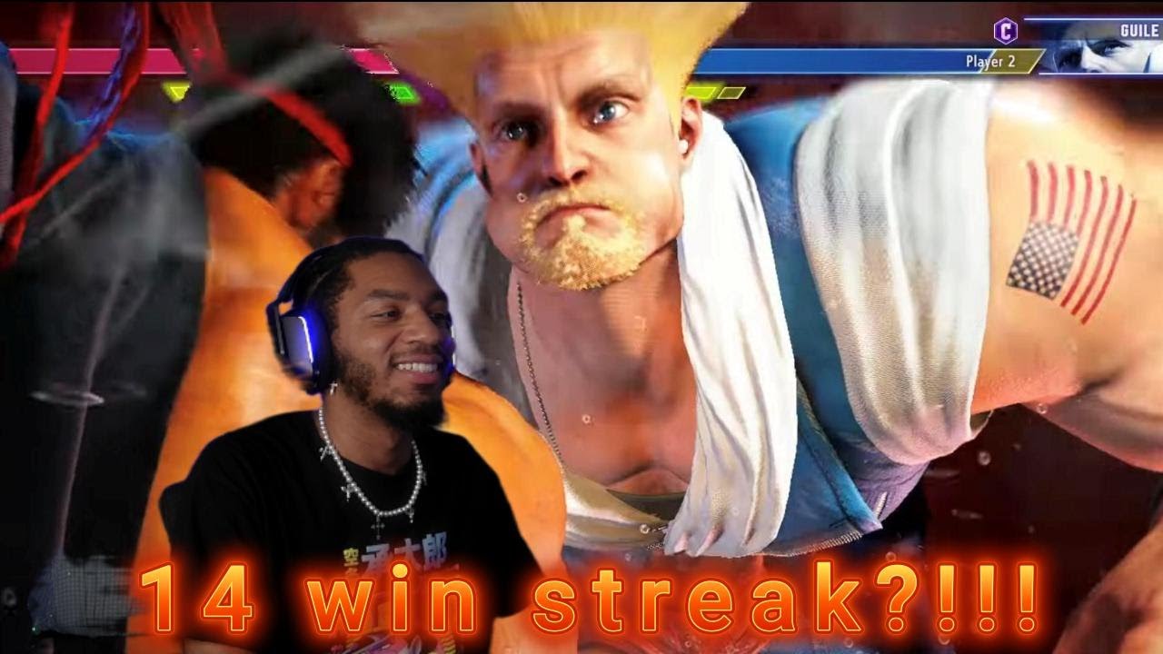 Ryu Main OBLITERATES Guile in ! (SF6 14 win streak) - YouTube