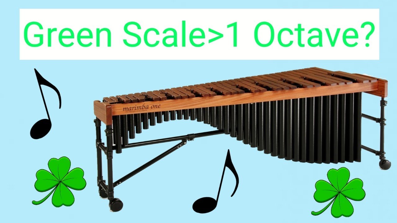 Two Octave Green Scale On Marimba - YouTube