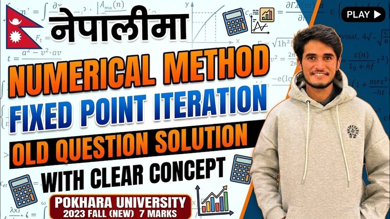 Numerical Methods || Fixed point iteration method || old question ...