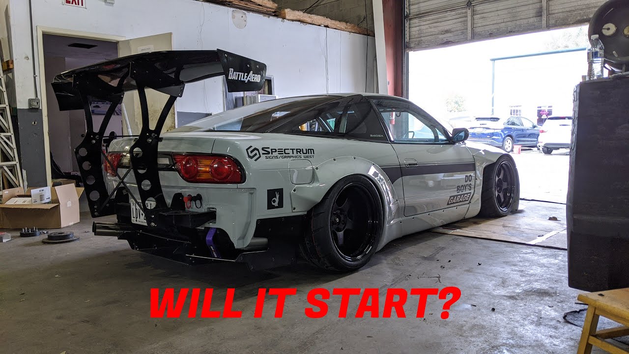 2JZ 240SX First Drive... - YouTube