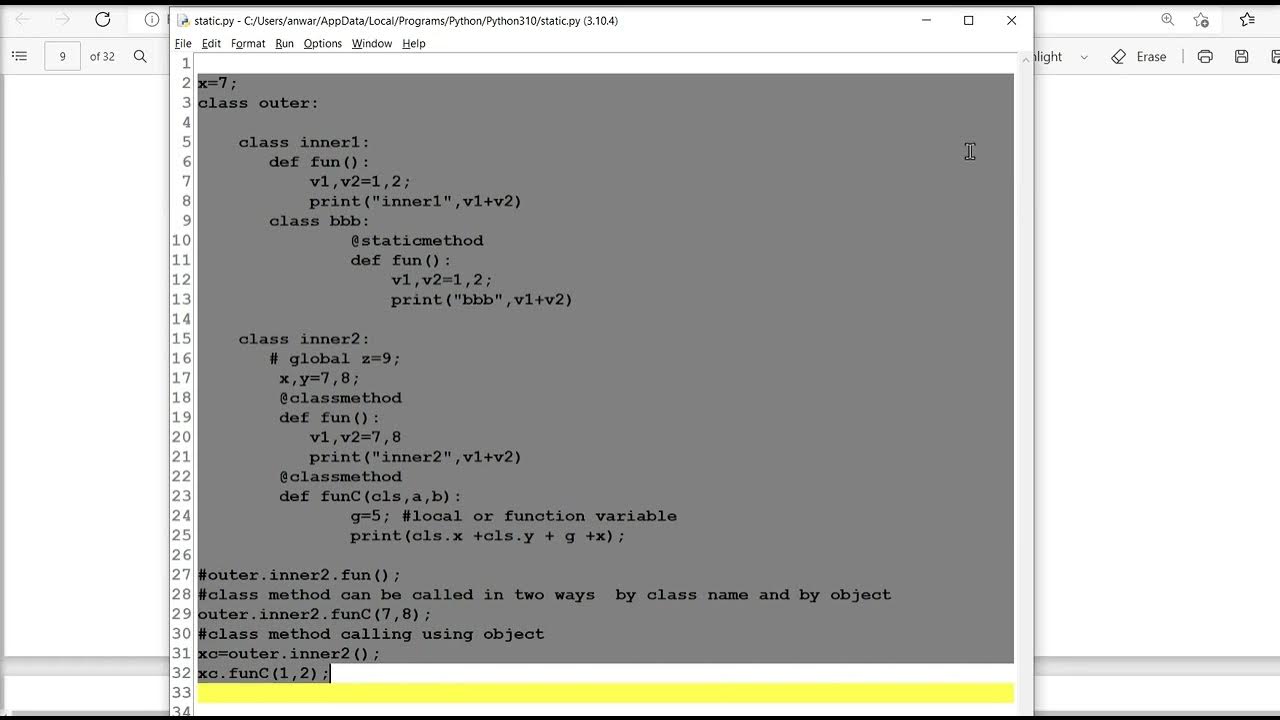 Python Nested Class In A Function01 YouTube python-nested-class-in-a-function01-youtube
