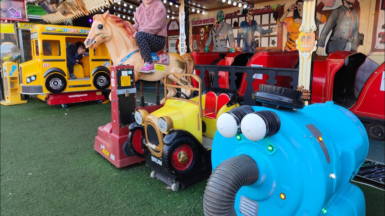 noo noo teletubbies kiddie ride and horse racing Barry island - coin ...