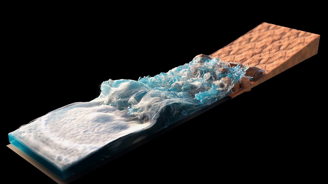 Blender Beach Waves Simulation using Force Fields - Flip Fluids - YouTube