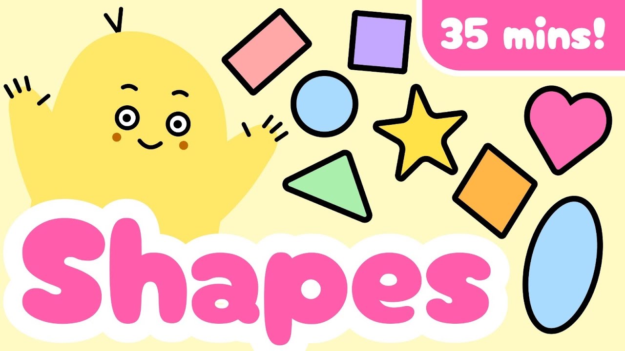 Learn Shapes For Kids! Compilation! 35 Minutes! - YouTube