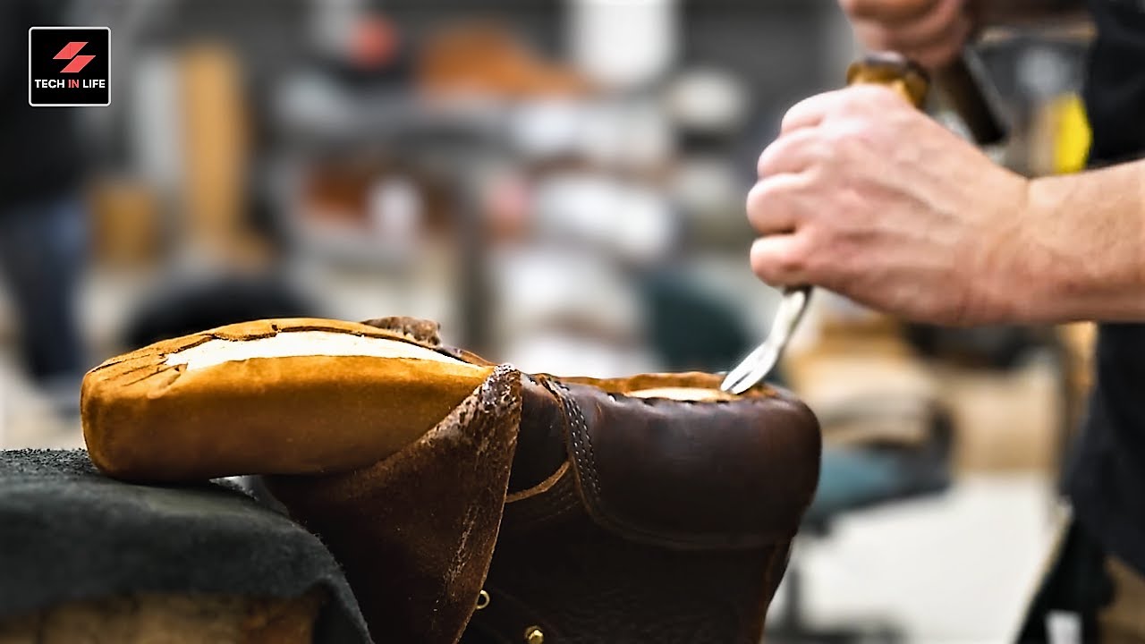 The Secret to Making the Most Expensive Bison Leather Boots? - YouTube