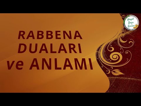 RABBENA DUALARI ve ANLAMI (HD)