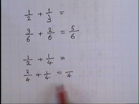 How to Add Fractions - YouTube