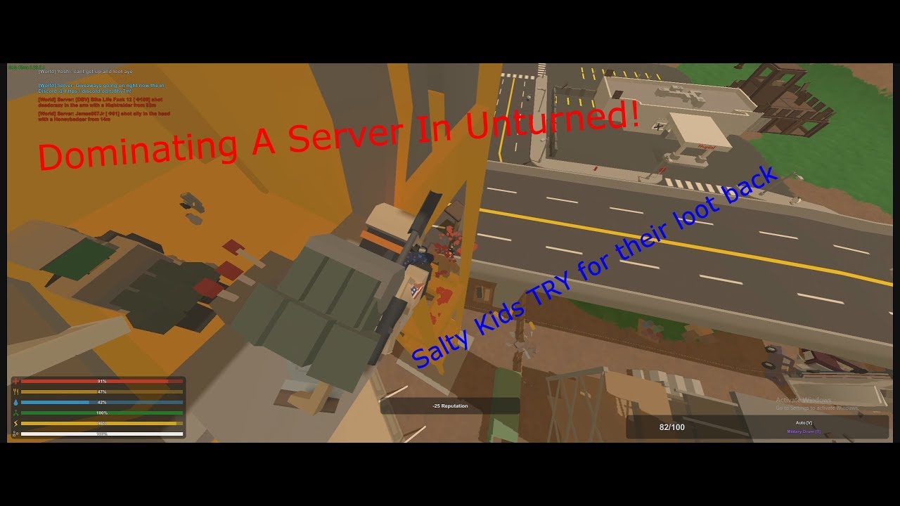 Dominating The Server, Kids Get Salty - YouTube