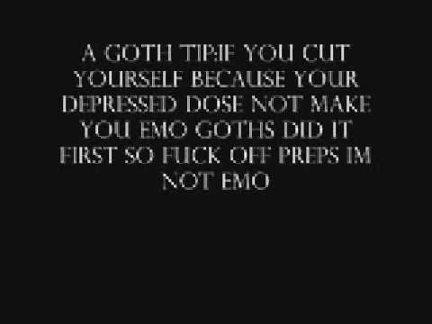 How to know if your goth in 5 easy steps - YouTube