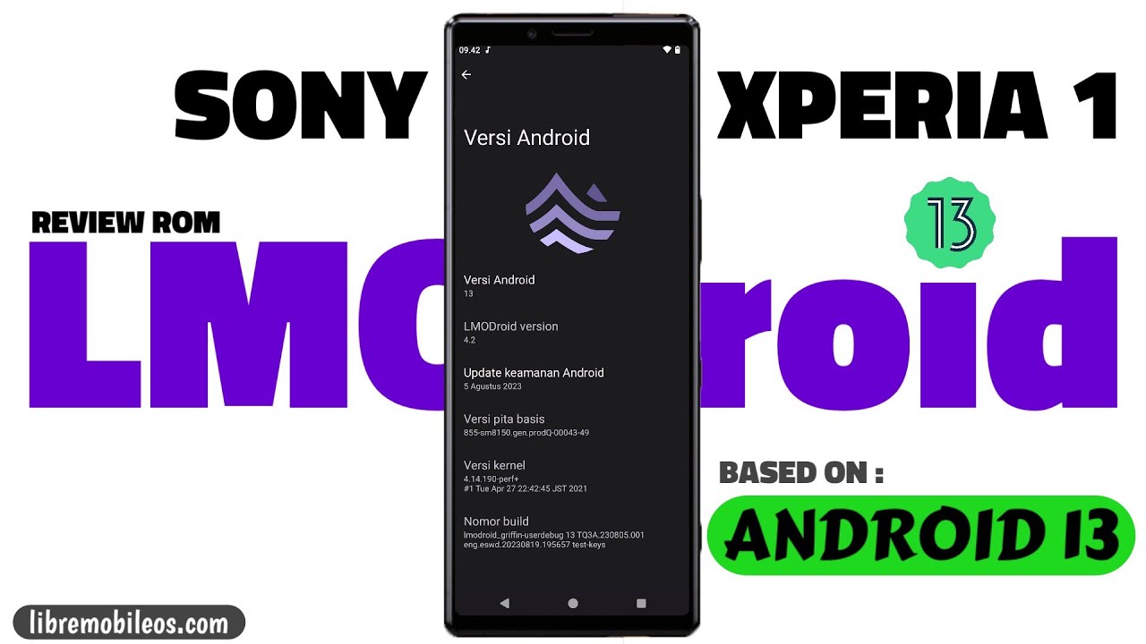 Review Sony Xperia 1 dengan Rom Lmodroid| Android 13 - YouTube