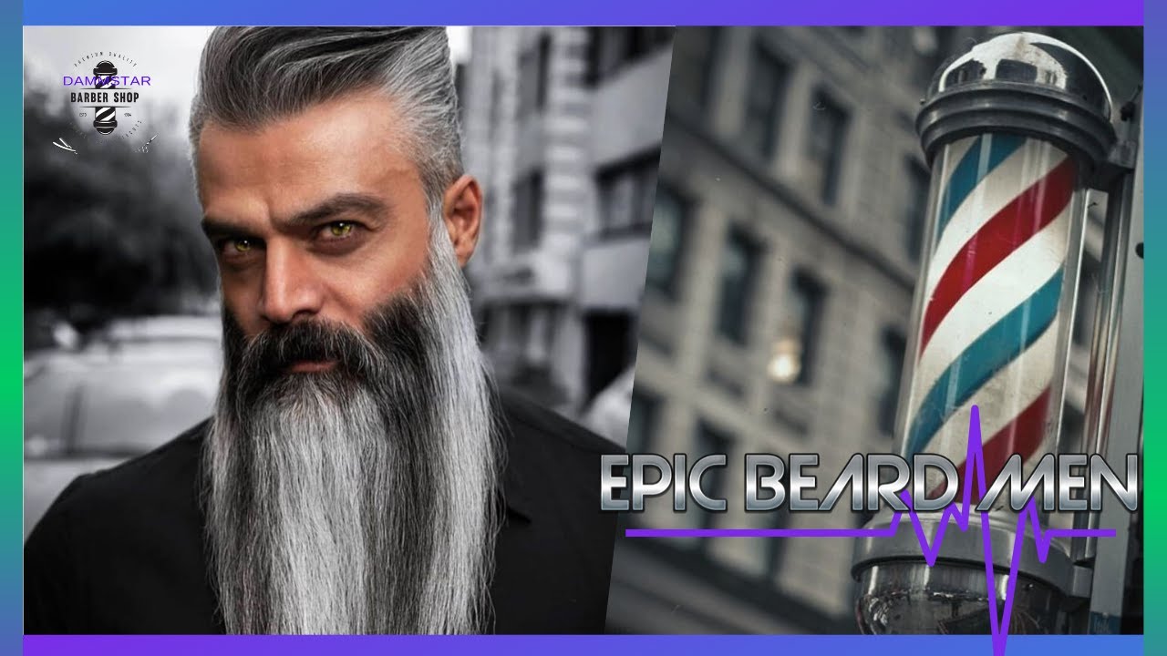 💈 11 Epic BEARD MEN ️ BARBER SHOP (Beard Trimming-Haircut Tutorial ...