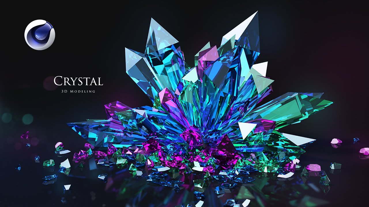 How To Create Crystal In Cinema 4d Modeling Render Material And How To Create Crystal In Cinema 4d Modeling Render Material And