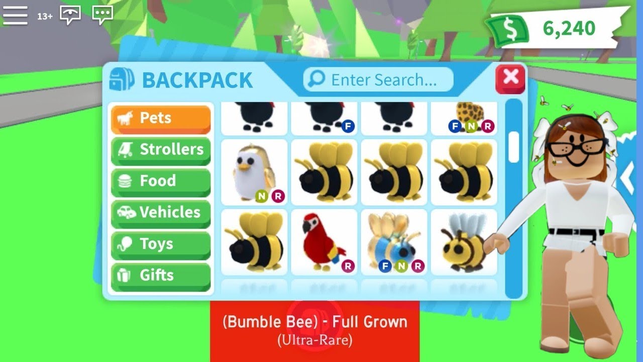 Adopt me inventory check :) - YouTube