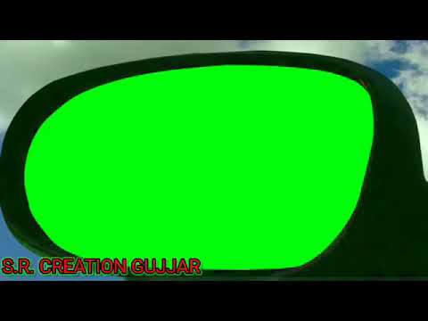 Car side mirror green screen video || - YouTube