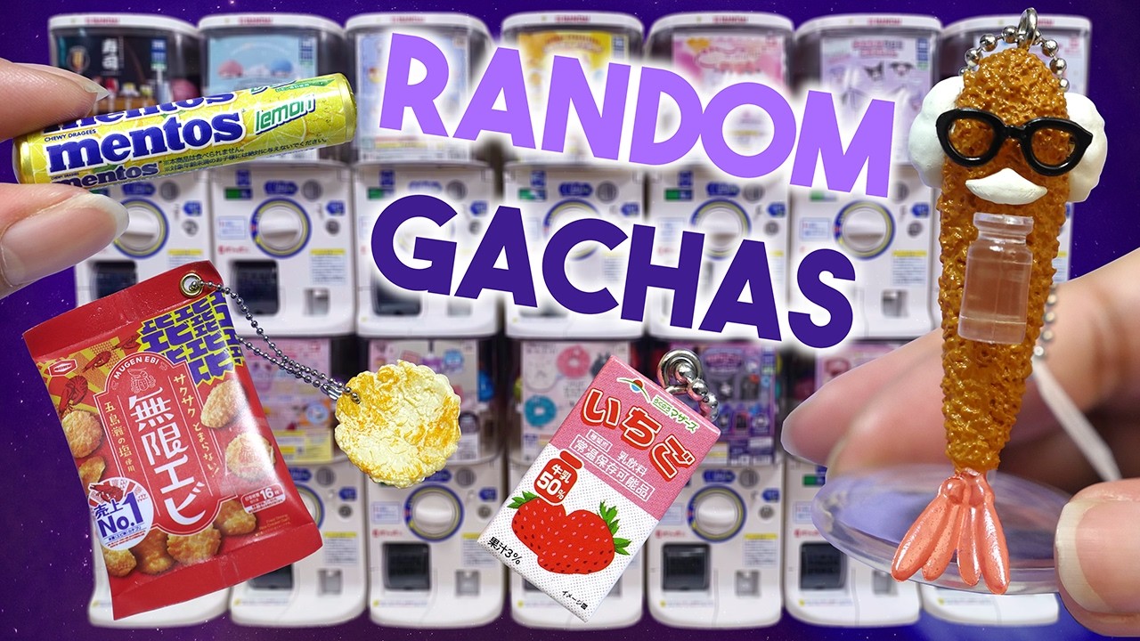 Random Gachapon Capsules: Momager Silvia Picks My Gachas - YouTube