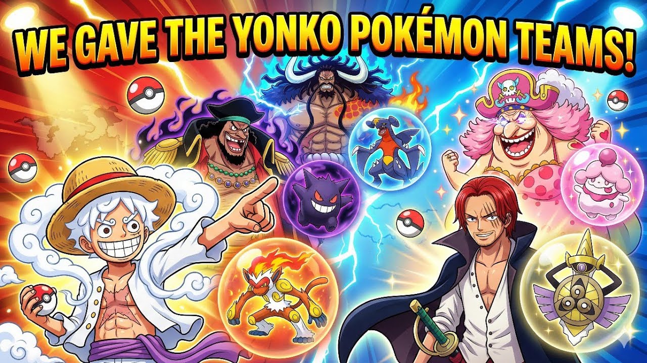 What IF the YONKO were Pokémon Trainers? | One Piece | Tekking101 ...