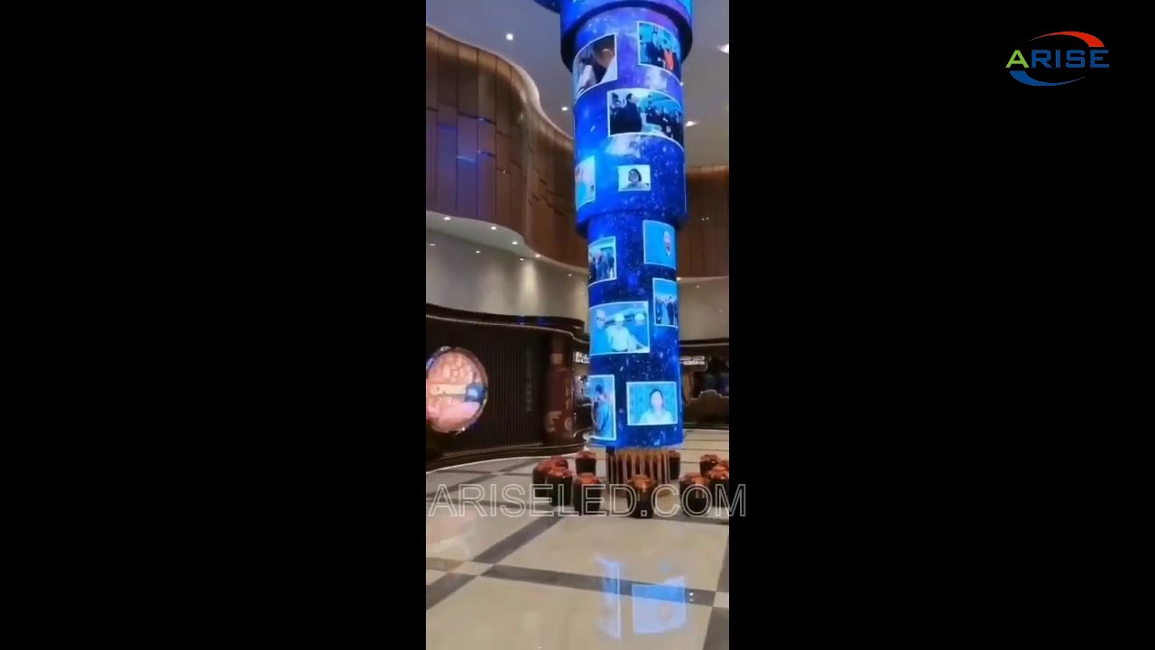 Soft Led Module Curved Flexible Led Display Screen For Cylindrical ...