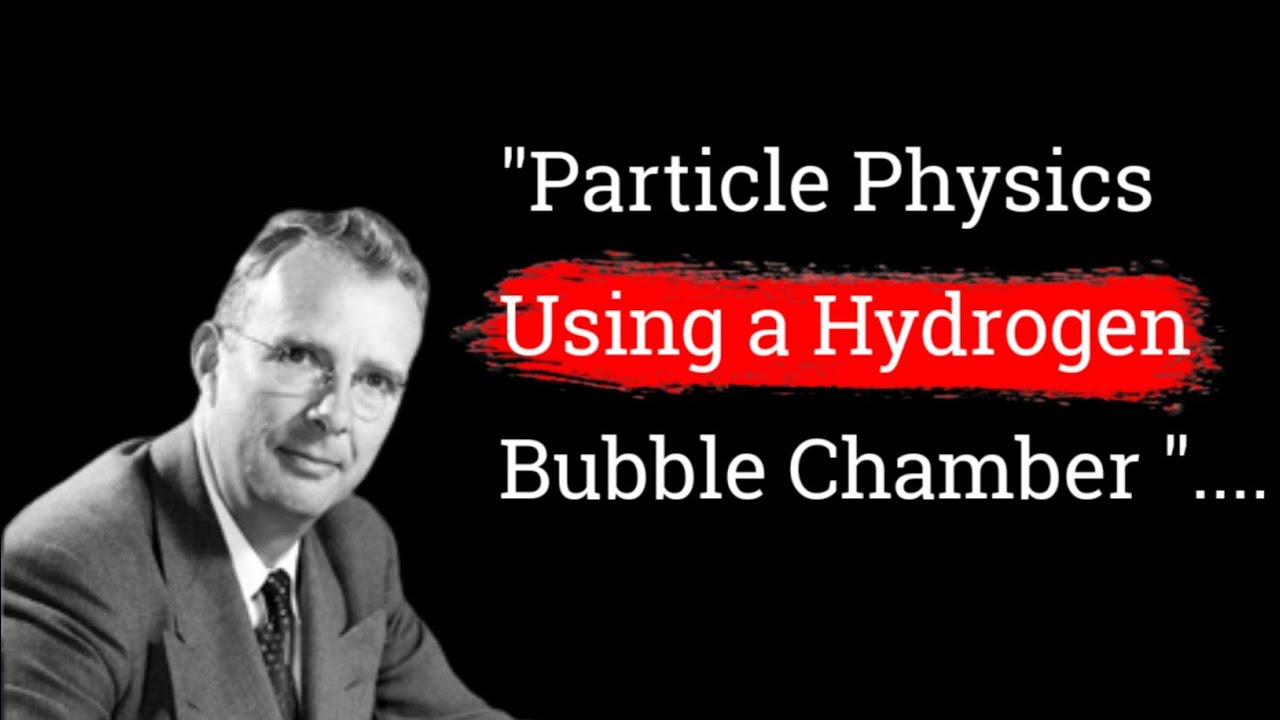 Luis Walter Alvarez was awarded the Nobel Prize in Physics in 1968 | Hydrogen Bubble Chamber and ...