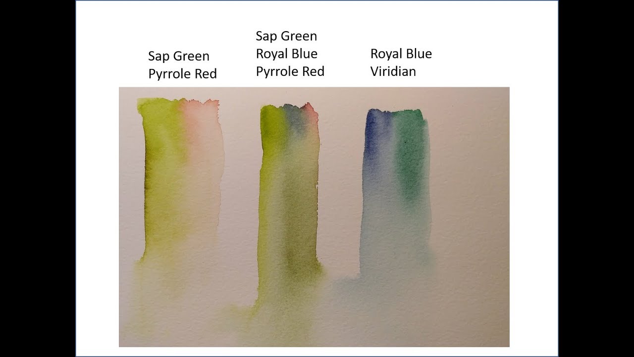 "Simple Waterfall" Step by Step Narrated Transparent Watercolor ...