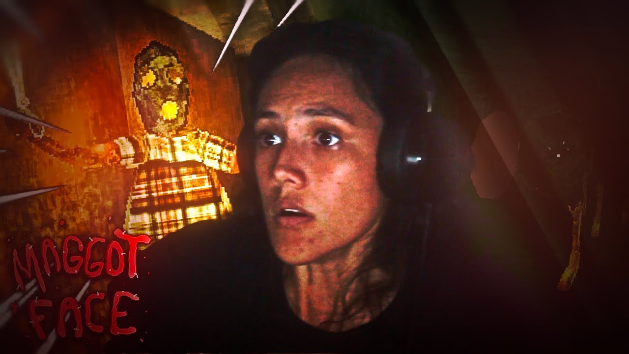 Tem um maluco atras da gente | Jogo de Terror Maggot Face - YouTube