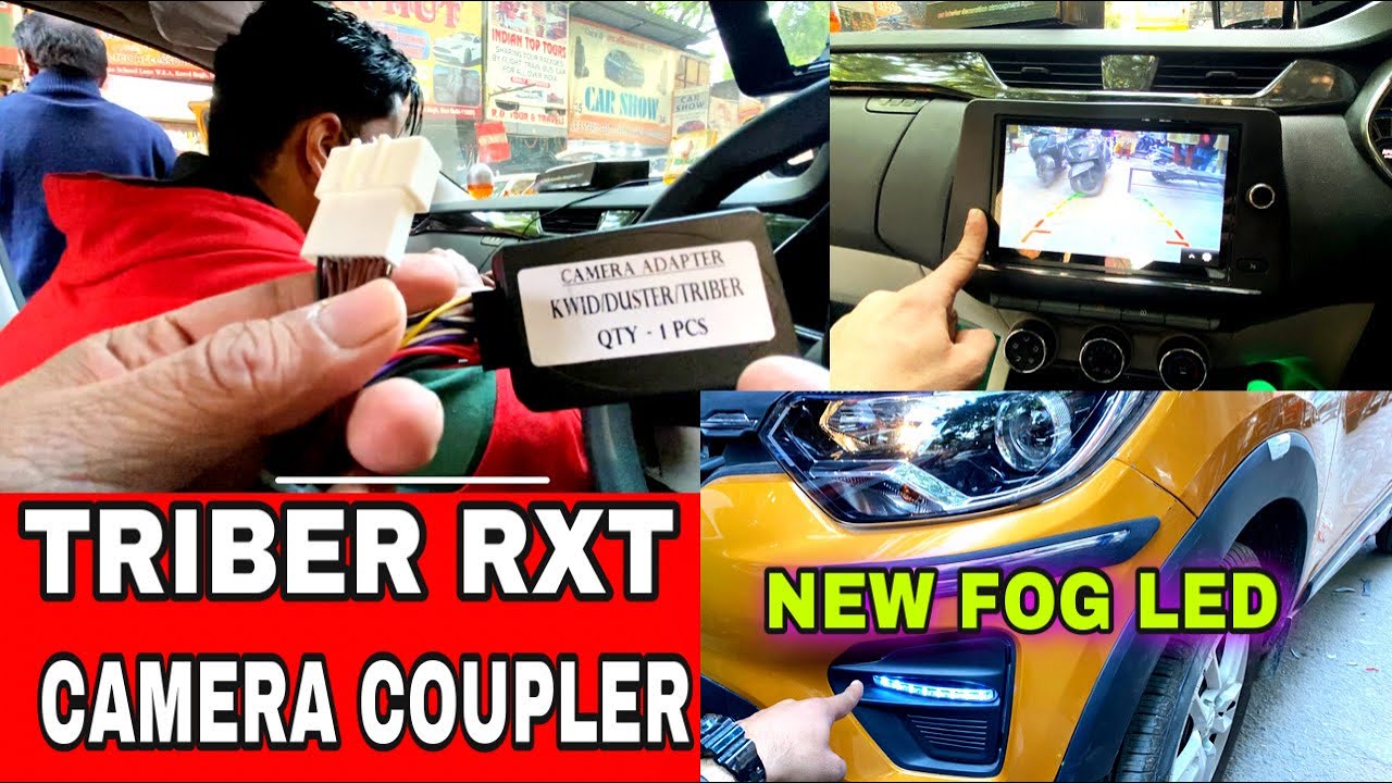 TRIBER RXT CAMERA COUPLER INSTALLATION & NEW FOG LED| CAR HUT - YouTube