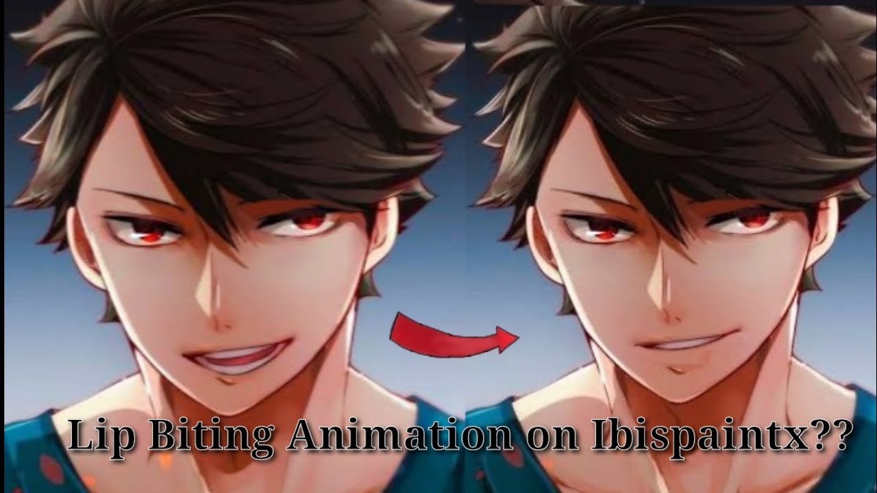 Lip Bite Animation On Ibispaintx - YouTube