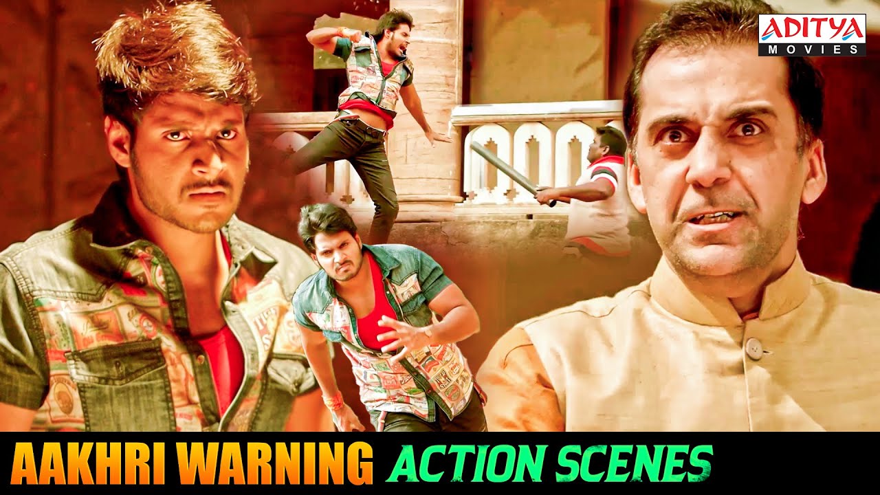 "Aakhari Warning" Movie Action Scenes | South Movie | Sundeep Kishan ...