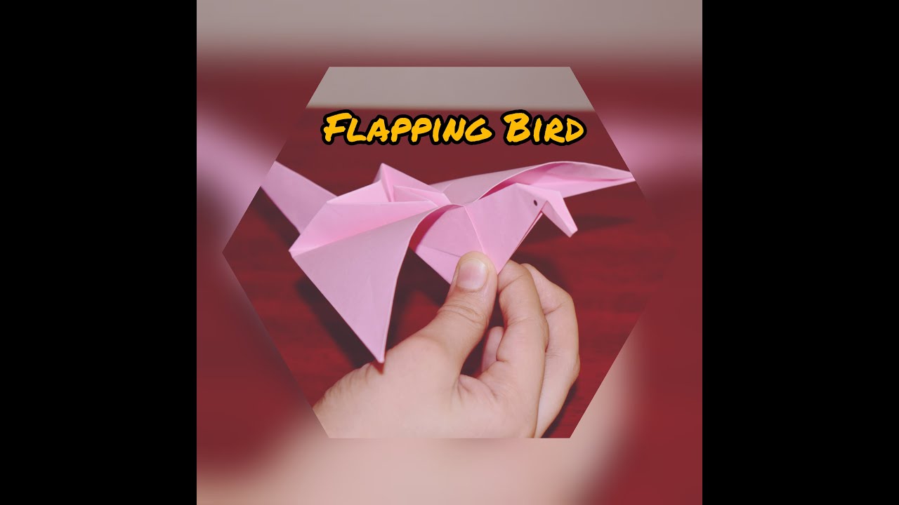 How to make a flapping bird | Origami bird | J's Art World - YouTube