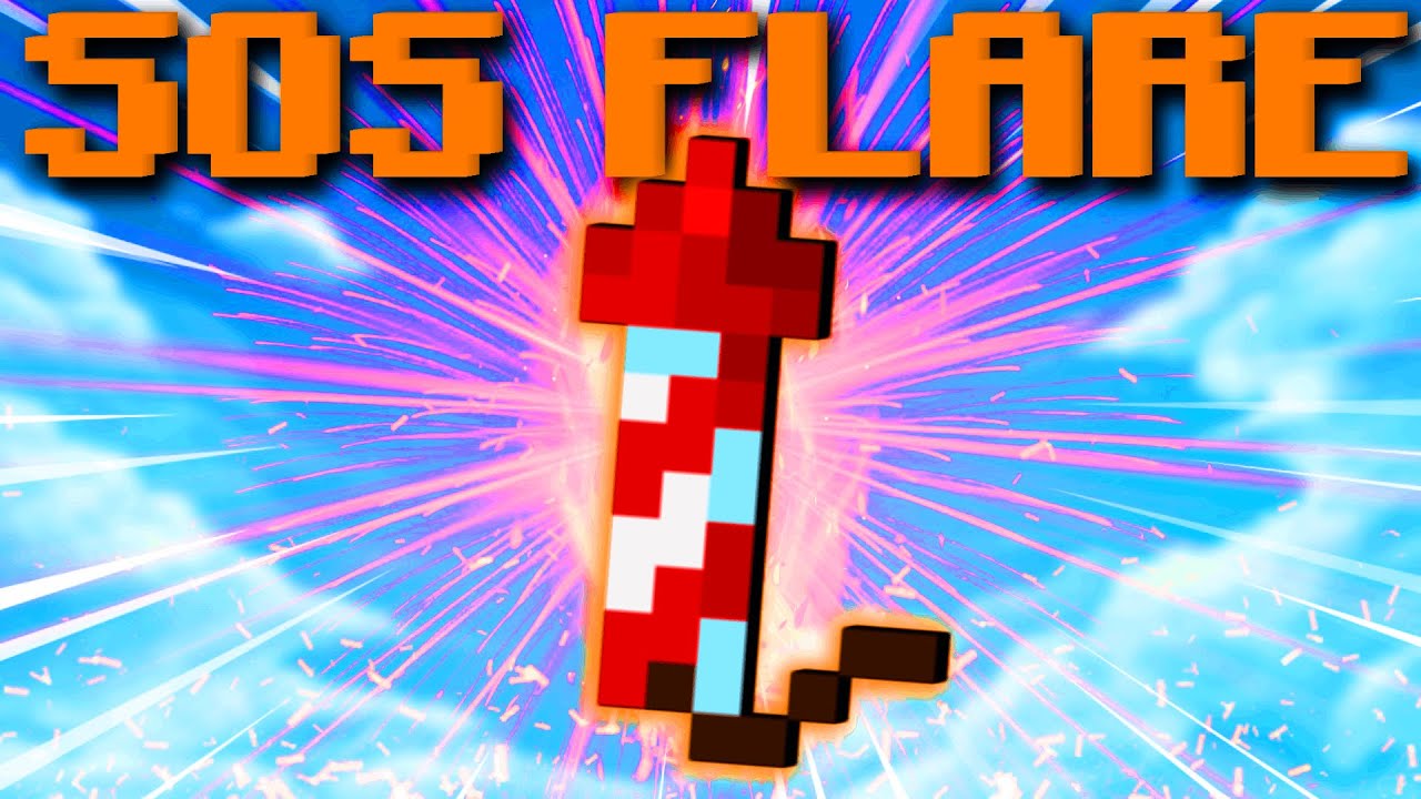 Crafting an SOS FLARE (Dropped 3rd Apex!) Hypixel Skyblock - YouTube