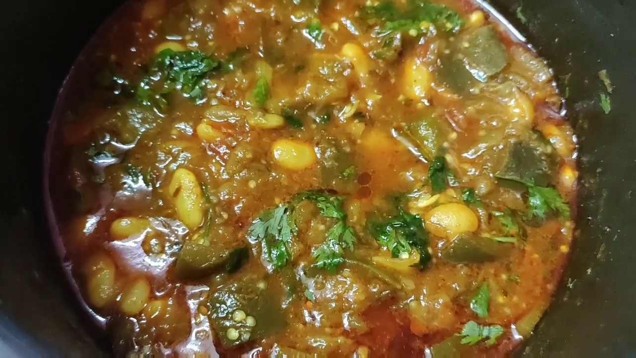 Brinjal Beans curry recepi#వంకాయ పిక్కలు కూర in Telugu - YouTube