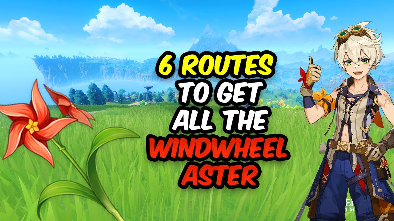 Get All the Windwheel Aster with 6 Routes | Windwheel Aster Locations ...