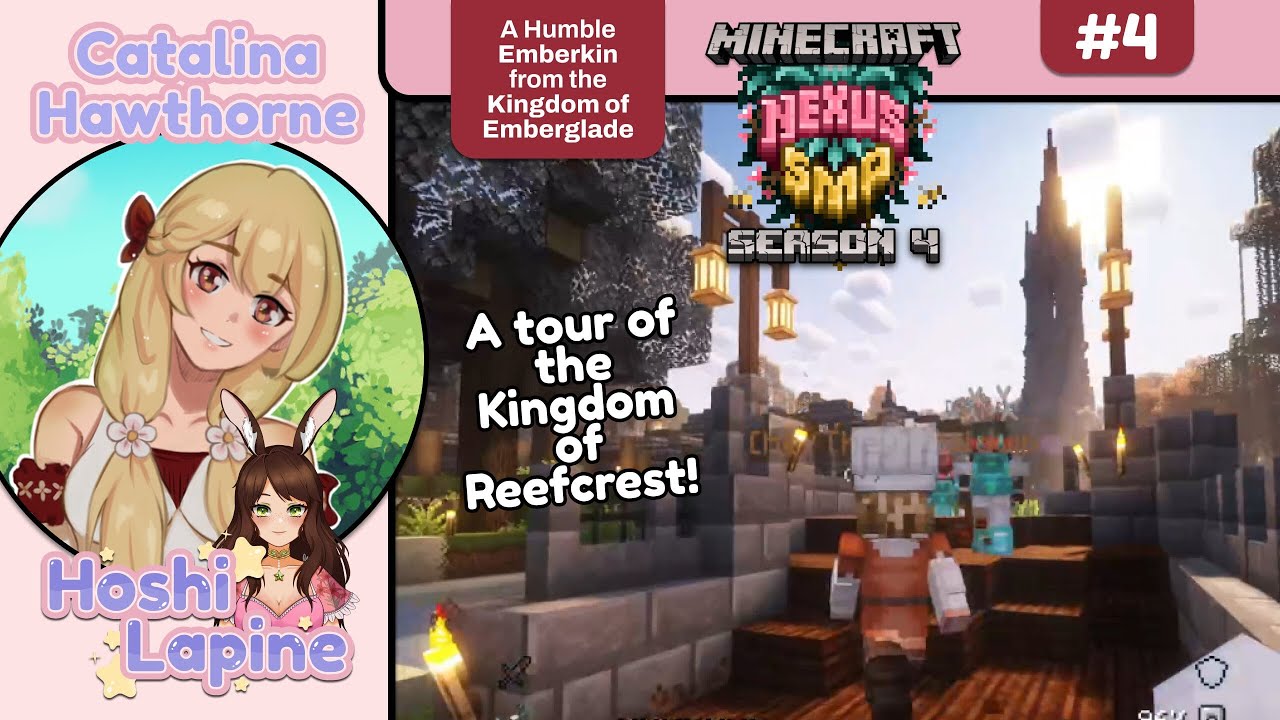 Continuing Catalina's Treehouse & A Tour of Reefcrest! [4] | Minecraft ...