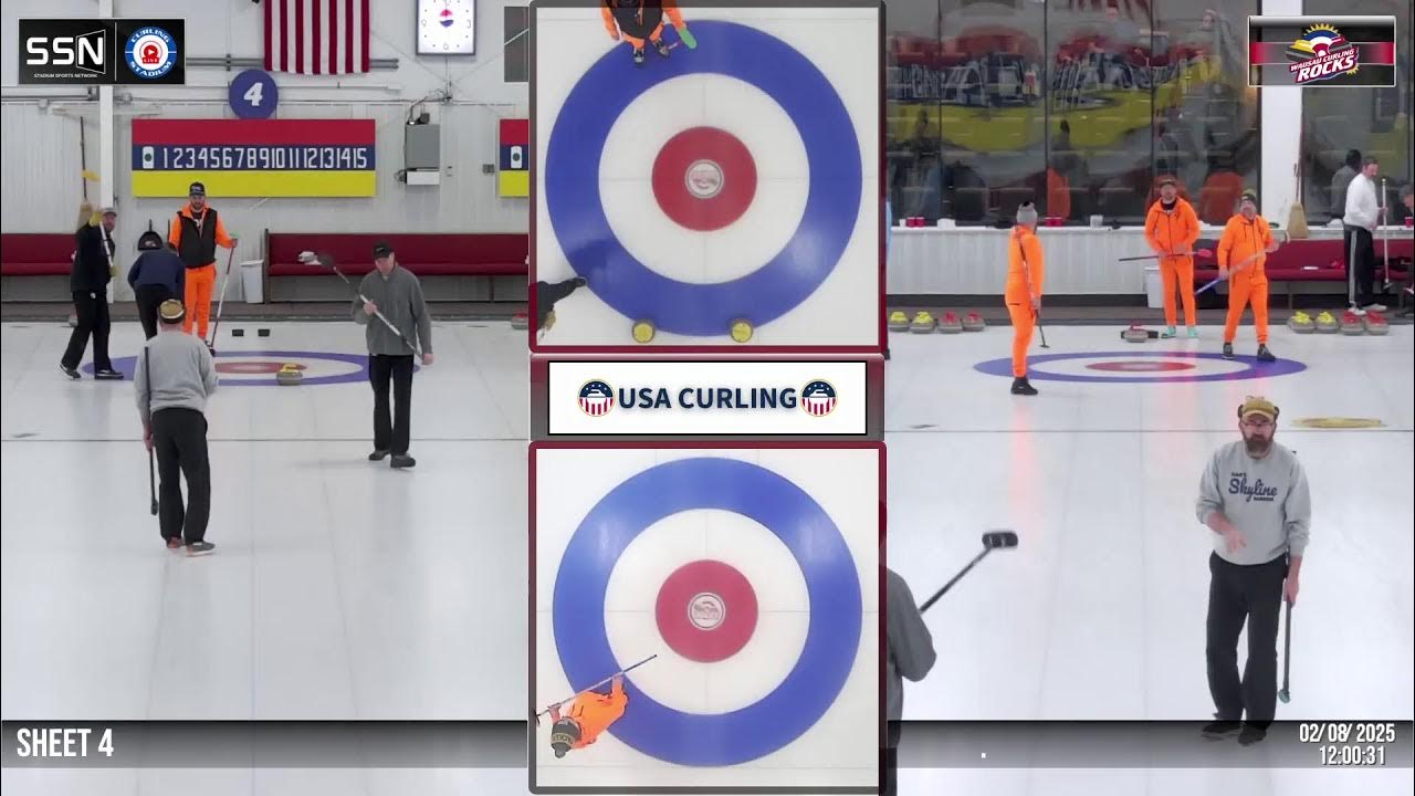 Curling Stadium Wausau Sheet 4 02-08-25 - YouTube