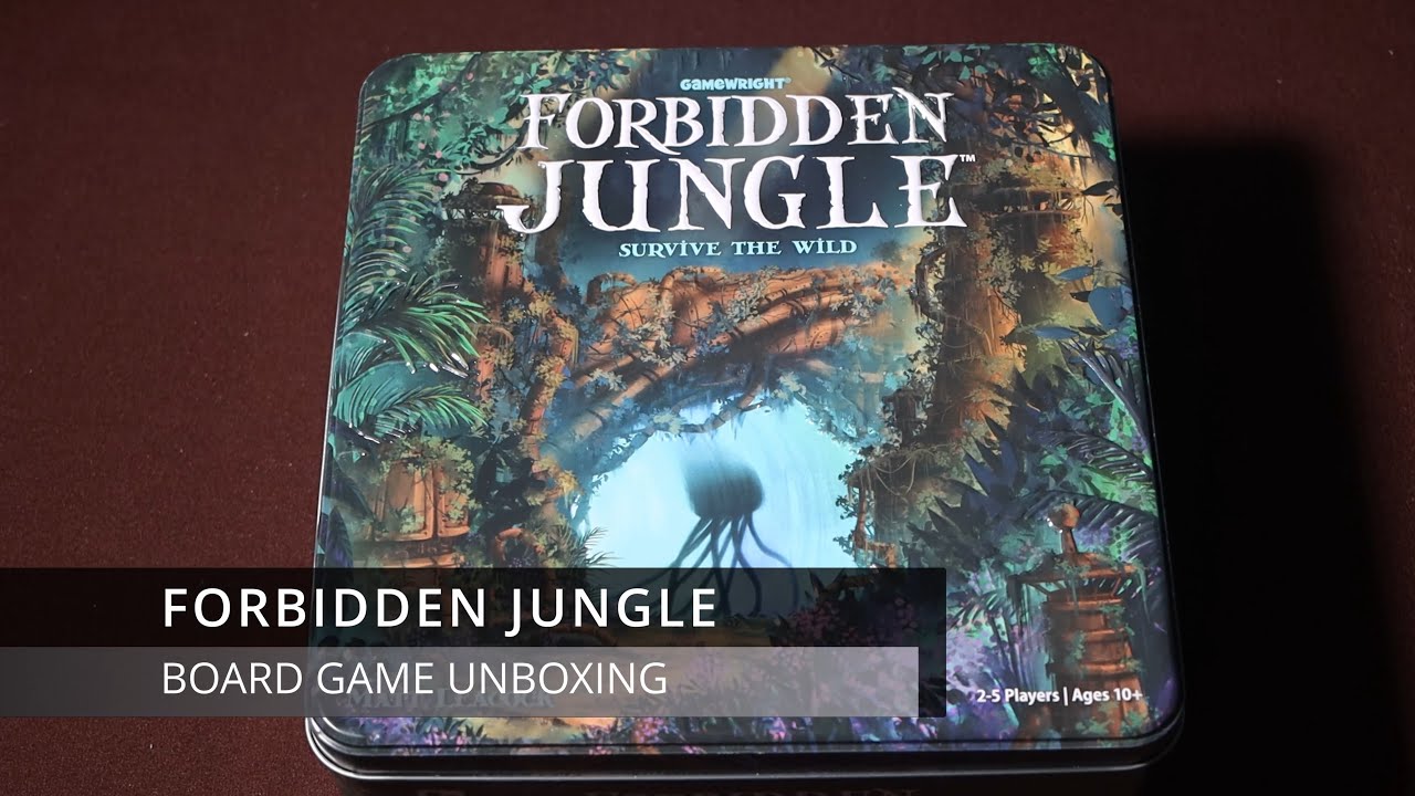 Forbidden Jungle - Board Game Unboxing - YouTube