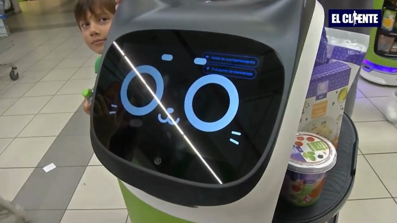 Totti, el robot con inteligencia artificial de Tottus - YouTube