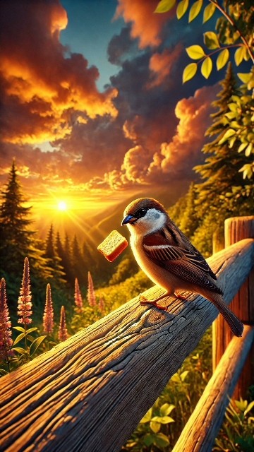 The Clever Sparrow Outsmarts the Greedy Crow #greedycrow - YouTube