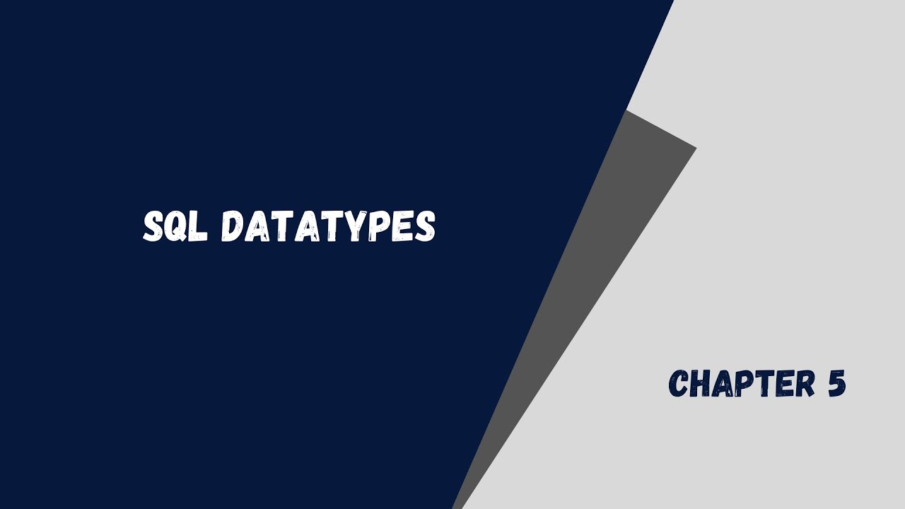 What Is Datatype List Of Common Datatypes Data Types Explained Youtube
