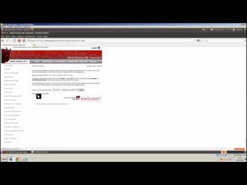 WebGoat - Blind String SQL Injection - YouTube