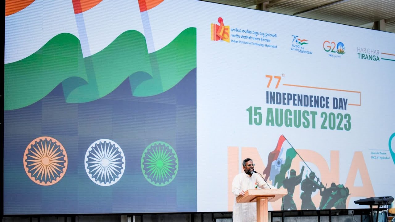 77th Independence Day @IITHyderabadofficial - YouTube