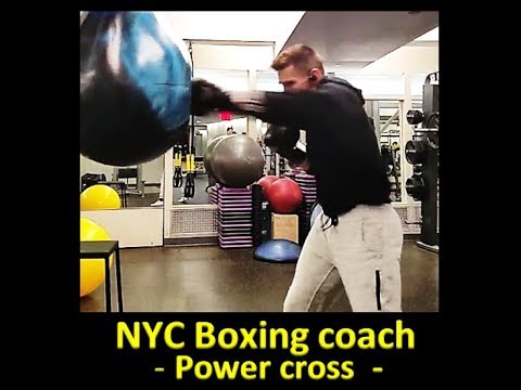 Boxing (southpaw) - Left cross - YouTube