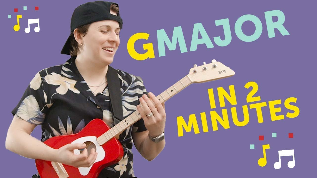 How to play G Chord on a 3-string Guitar [Loog Guitar School] - YouTube