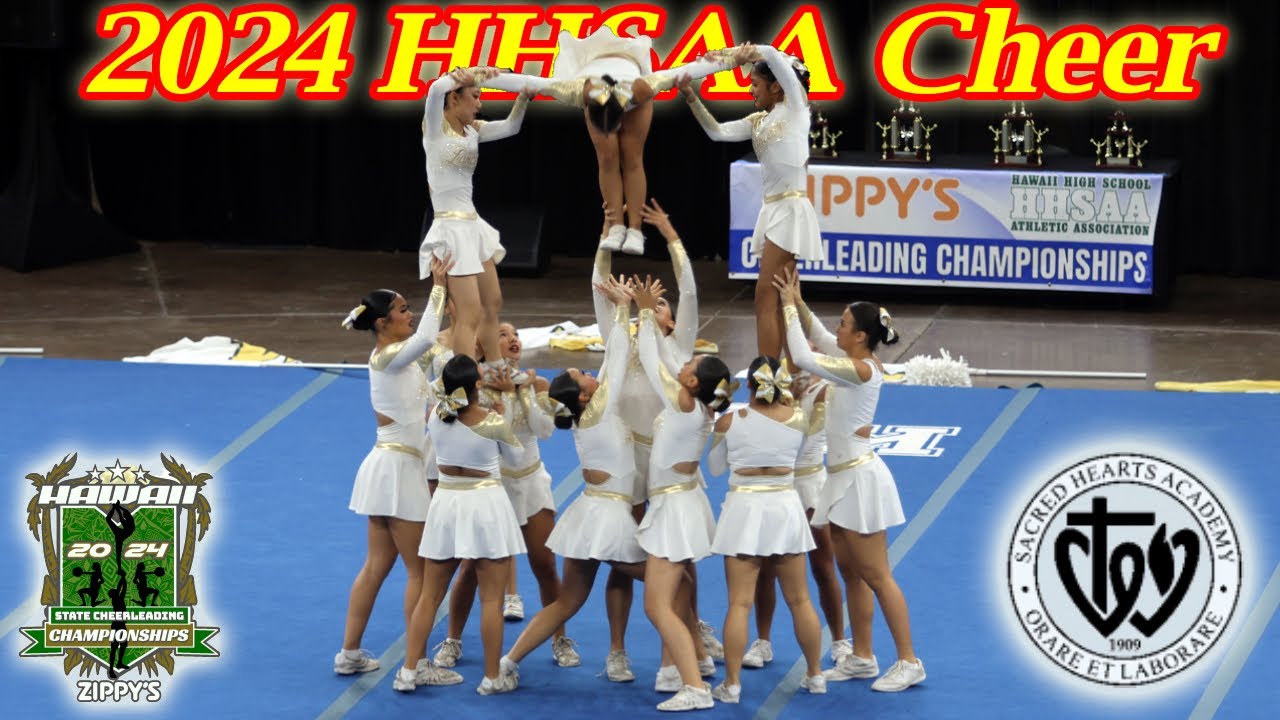 2024 HHSAA Cheer Comp - Sacred Hearts Academy [4K] - YouTube