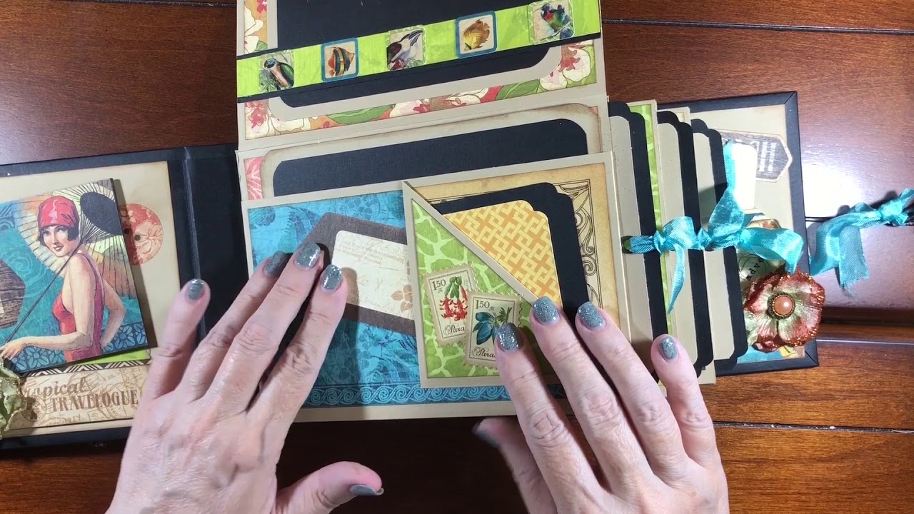 Flip Through Friday - 1 Flip throughs of two mini albums and a folio ...